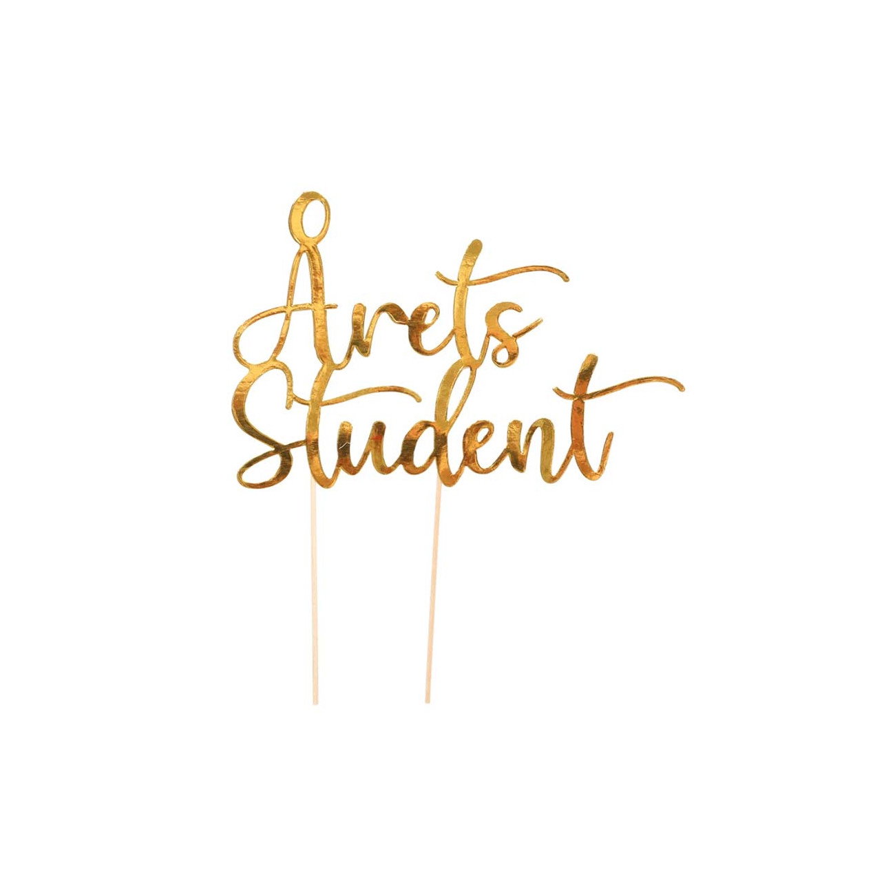 Köp Cake Topper Årets Student – Tårtdekoration i guld