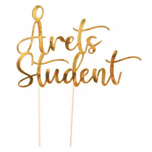 Köp Cake Topper Årets Student – Tårtdekoration i guld
